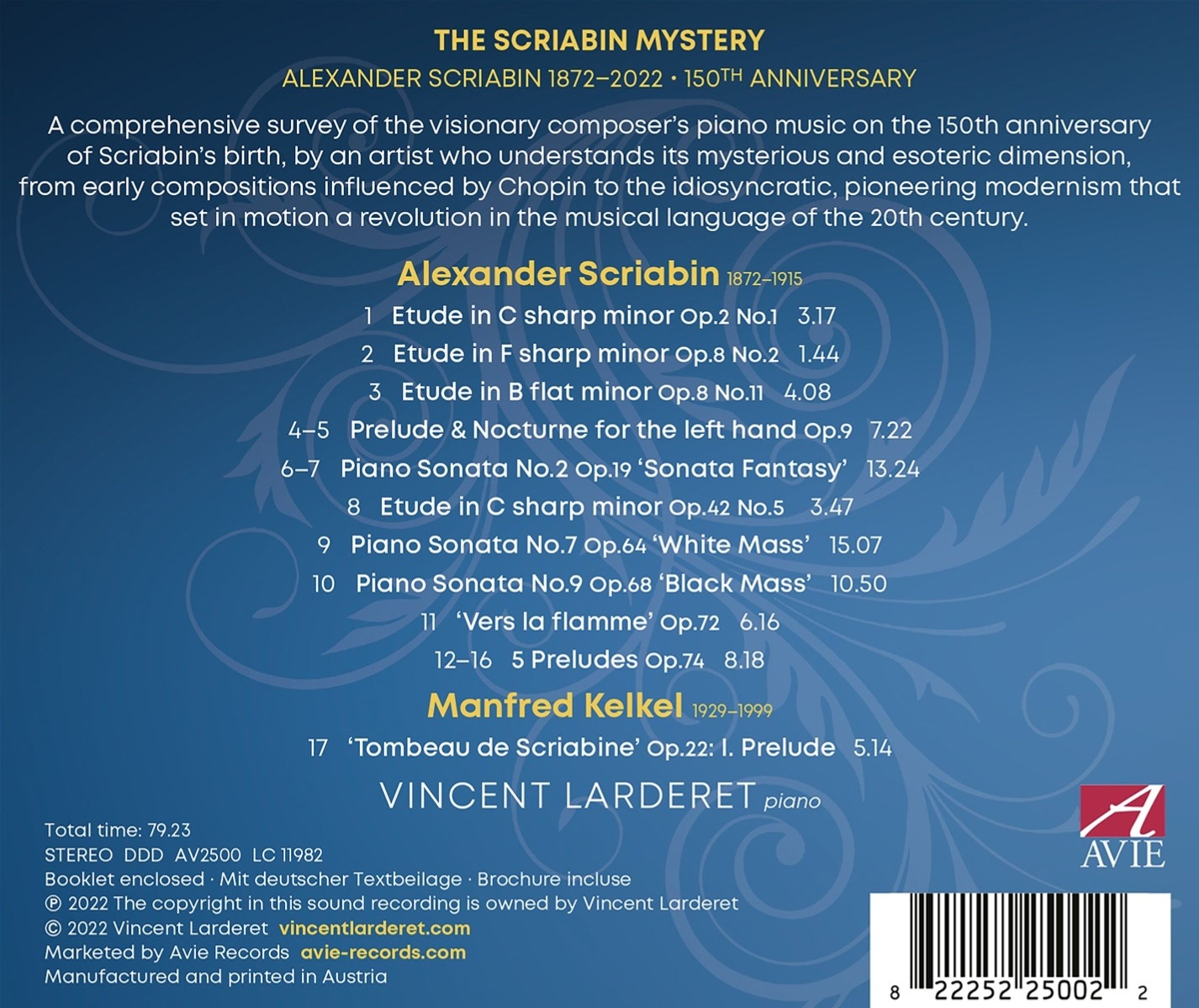 Alexander Scriabin: Klavierwerke "The Scriabin Mystery" (CD) – WOM