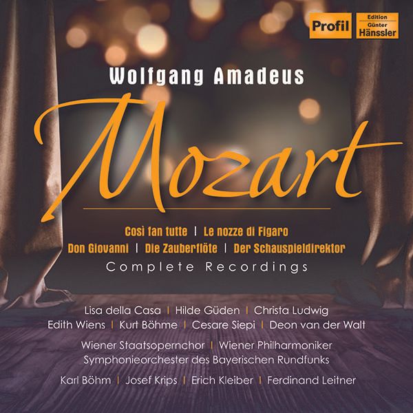 Wolfgang Amadeus Mozart: 5 Mozart-Opern (Historische Einspielungen aus Wien 1955) (10 CDs) – WOM